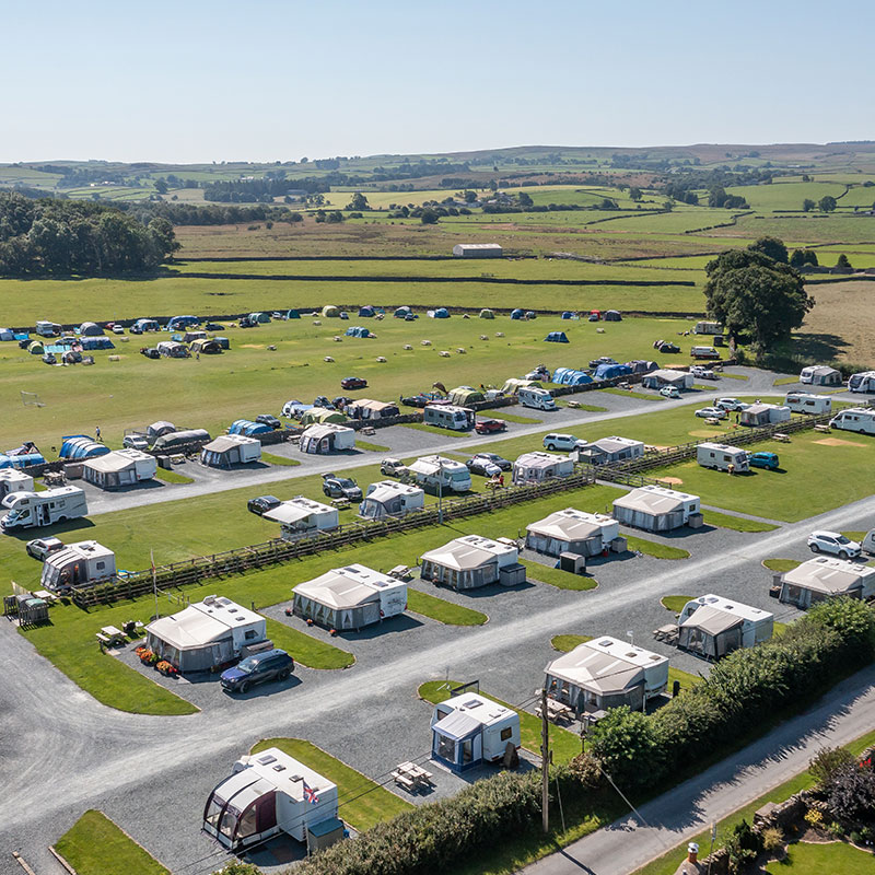 Visit Settle - Orcaber Farm Caravan & Camping Site, Austwick, near Settle